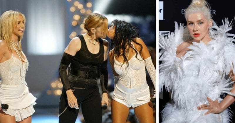 Christina Aguilera Felt Left Out When Mtv Only Showed Britneys Kiss