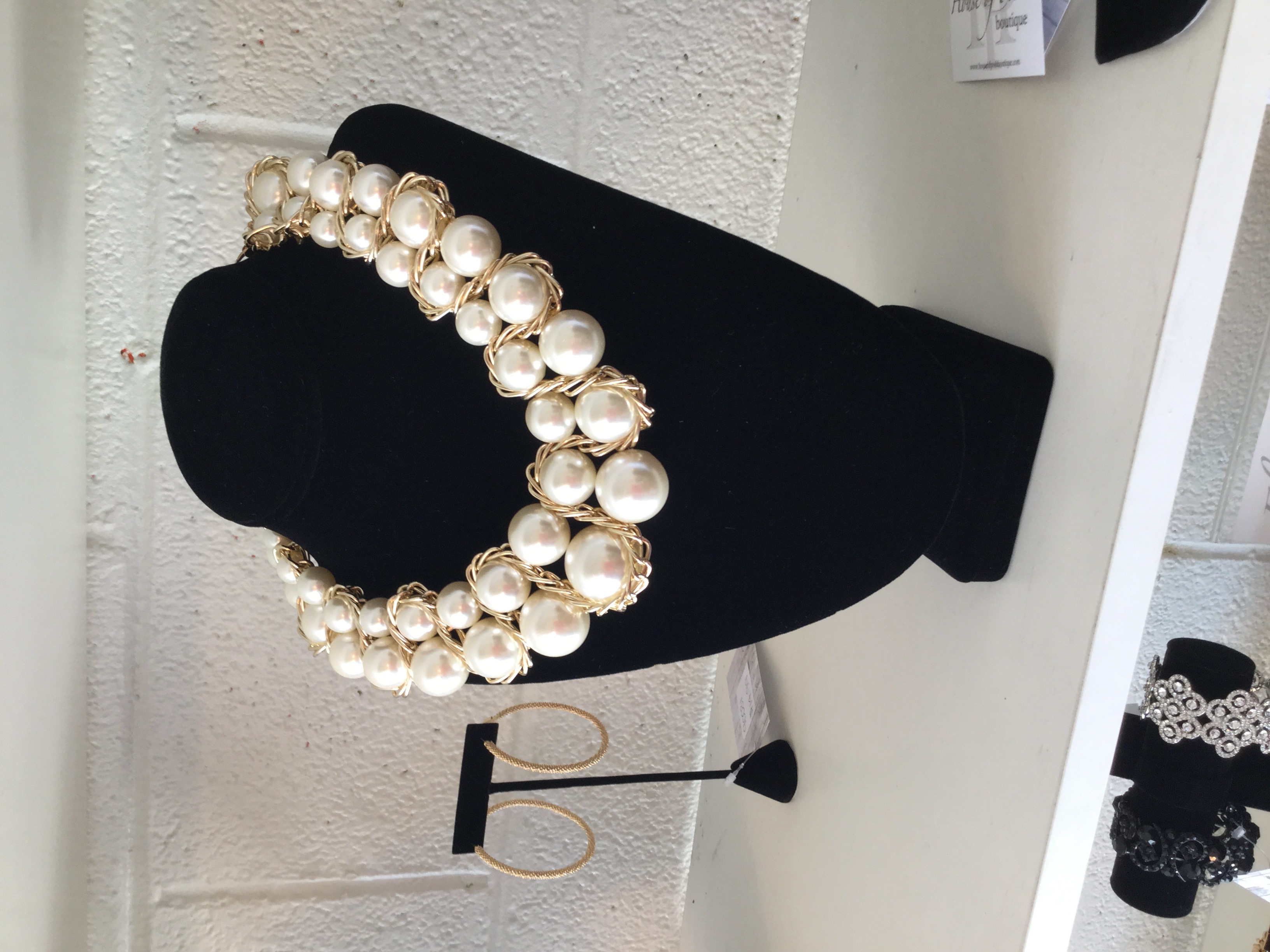 Chunky Pearl Necklace · House Of Posh Boutique · Clothing Store In