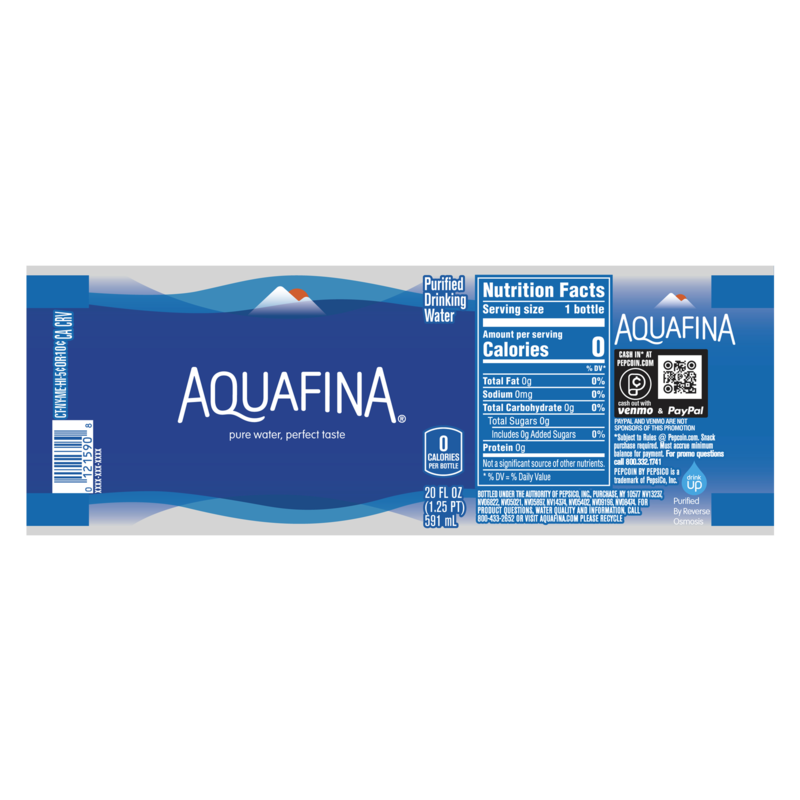 Aquafina Water 20oz Btl Drinks Fast Delivery By App Or Online