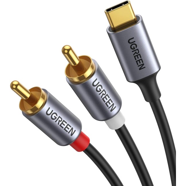 Cable De Audio Usb C A 2 Rca Ugreen De 150 Metros