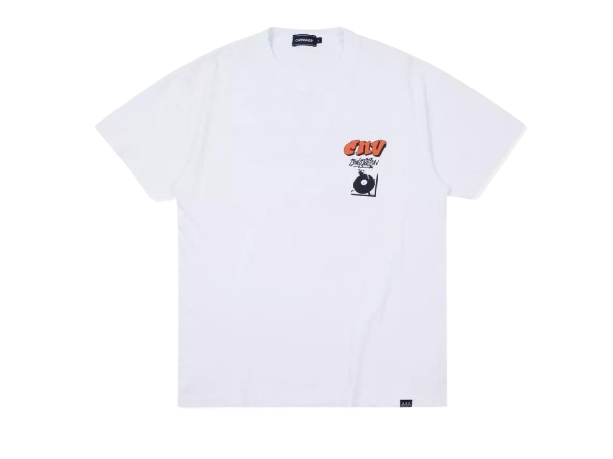 Sasom เสื้อผ้า Carnival Live Station T Shirt White Ss23 เช็คราคาล่าสุด