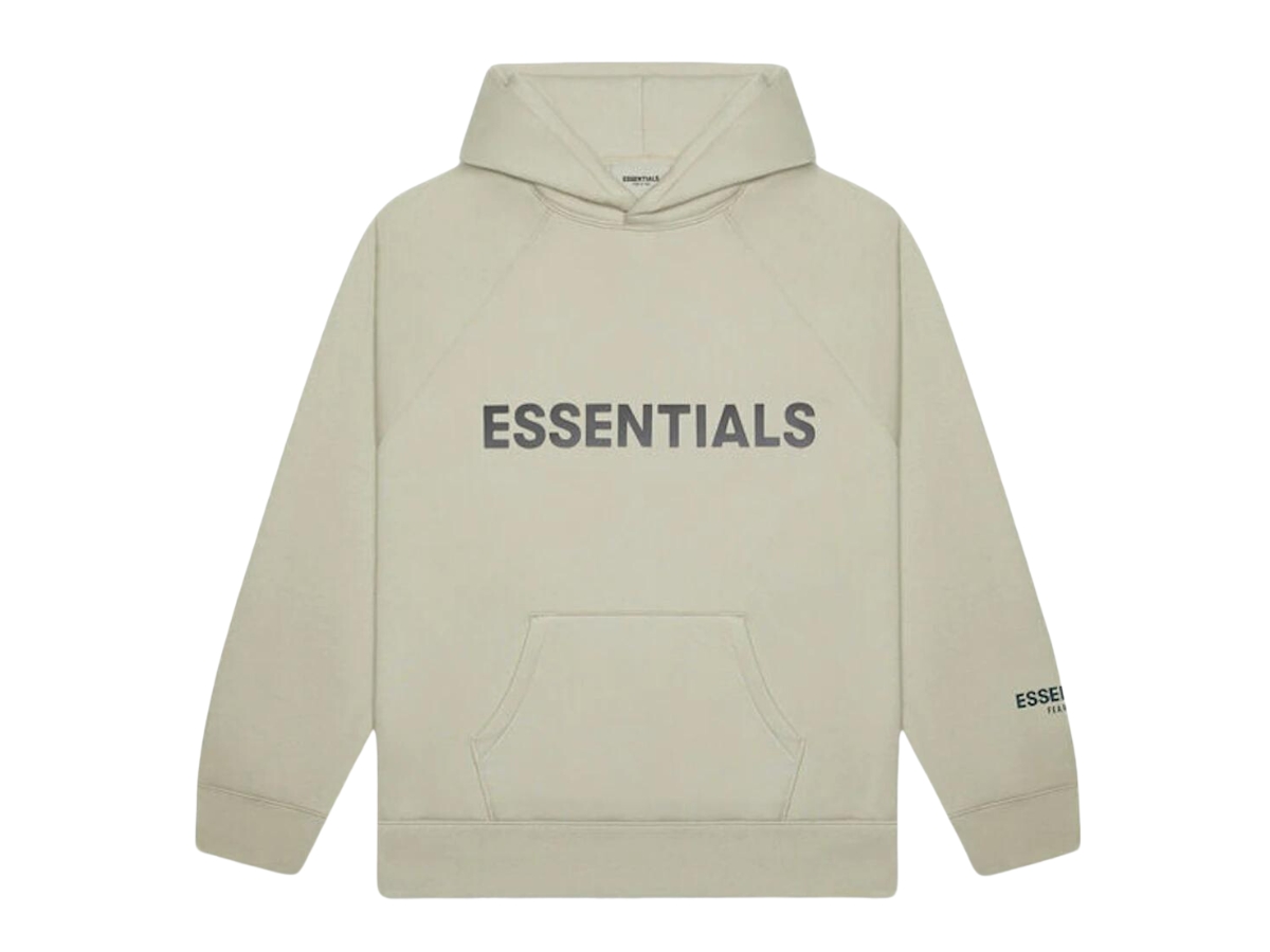 Sasom Apparel Fear Of God Essentials Pullover Hoodie Applique Logo