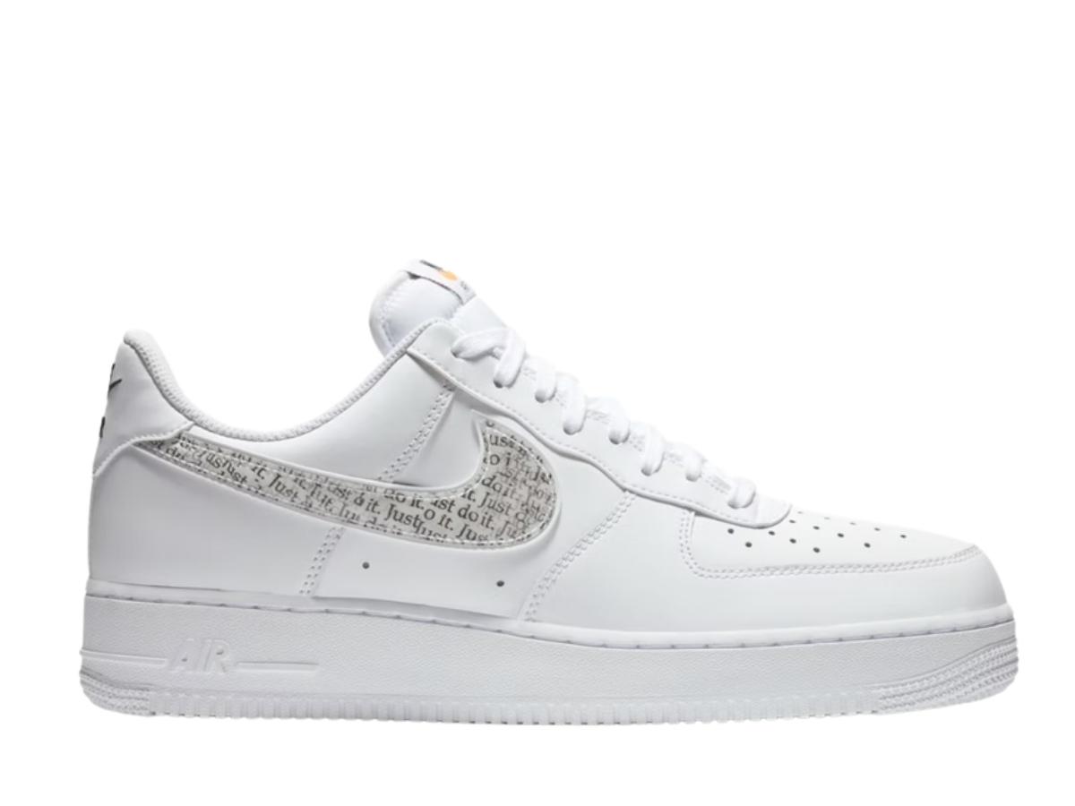 Nike Air Force 1 Low Just Do It Pack White Clear