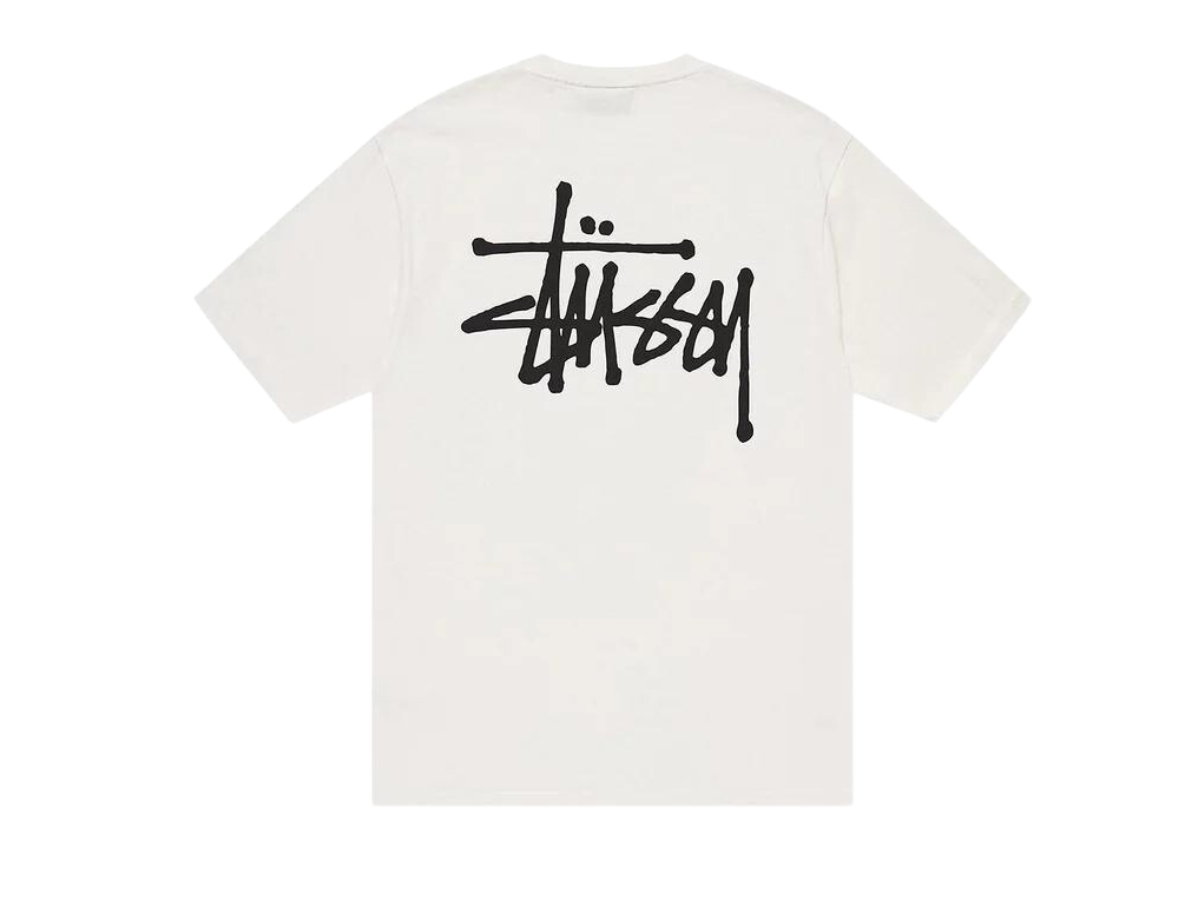 Sasom เสื้อผ้า Stussy Basic Stussy Pigment Dyed T Shirt Natural 2023