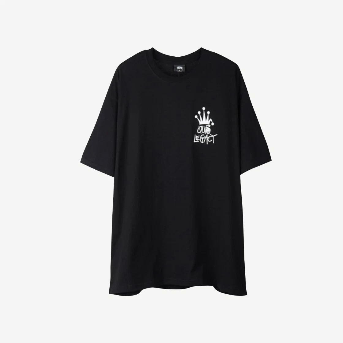 Sasom เสื้อผ้า Stussy X Our Legacy Better Than Another T Shirt Black