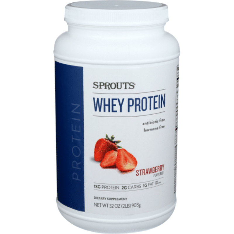 Sprouts Strawberry Whey Protein 32 Oz Delivery Or Pickup Near Me