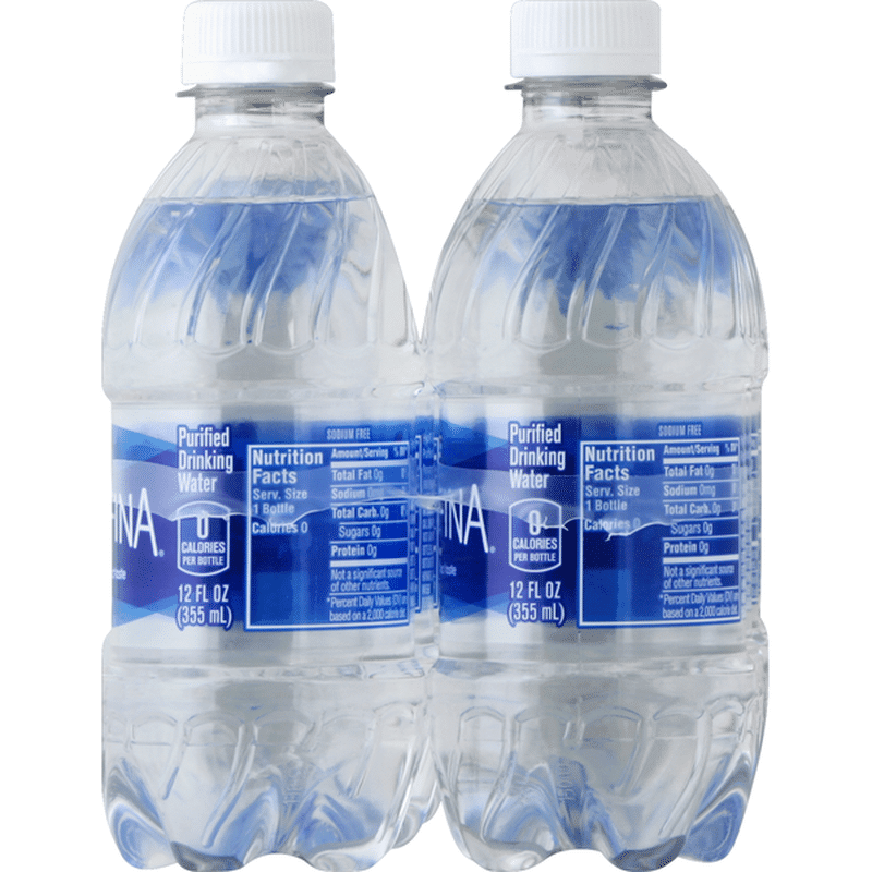 Aquafina Water Purified Drinking 12 Fl Oz Instacart