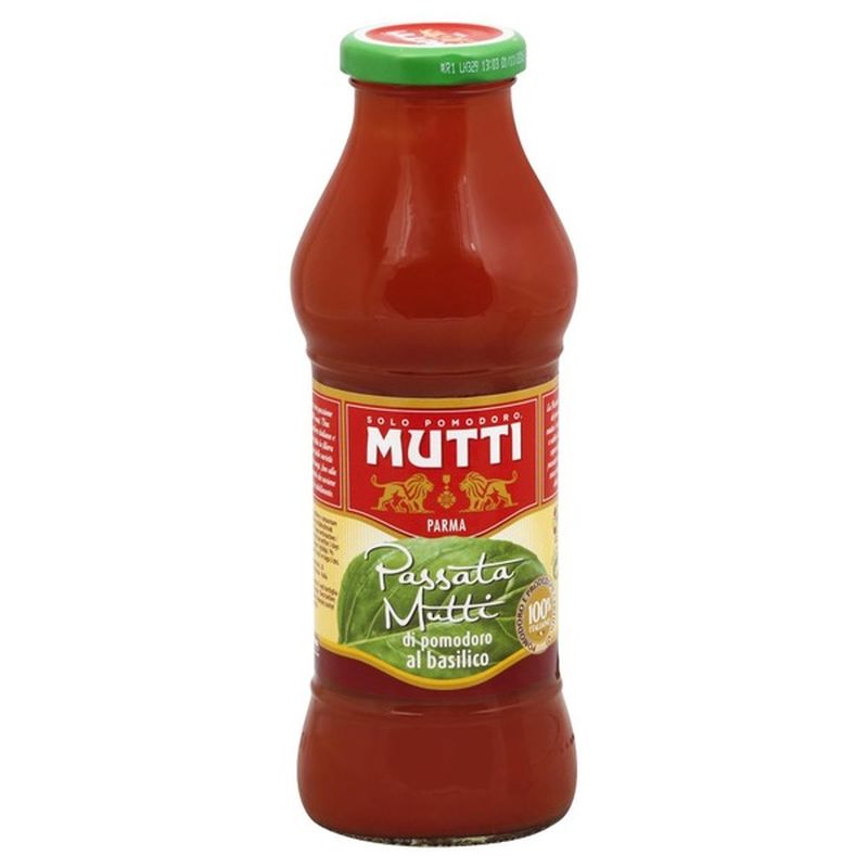 Mutti Passata Di Pomodoro Al Basilico 400 G Instacart