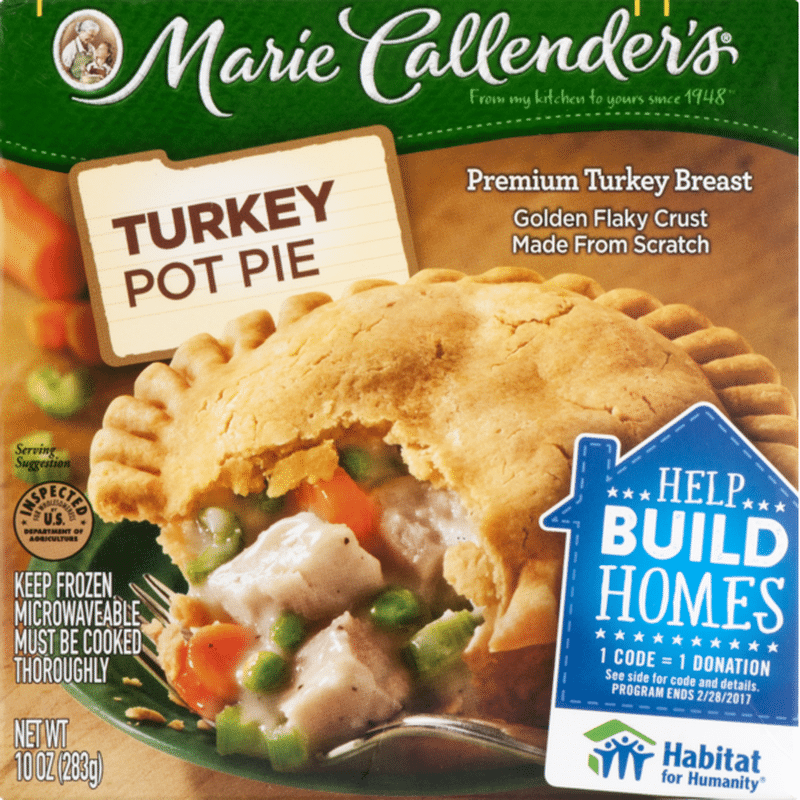 Marie Callenders Turkey Pot Pie 10 Oz Instacart