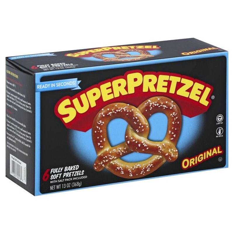 Superpretzel Pretzels Soft Fully Baked Original 6 Ct Instacart