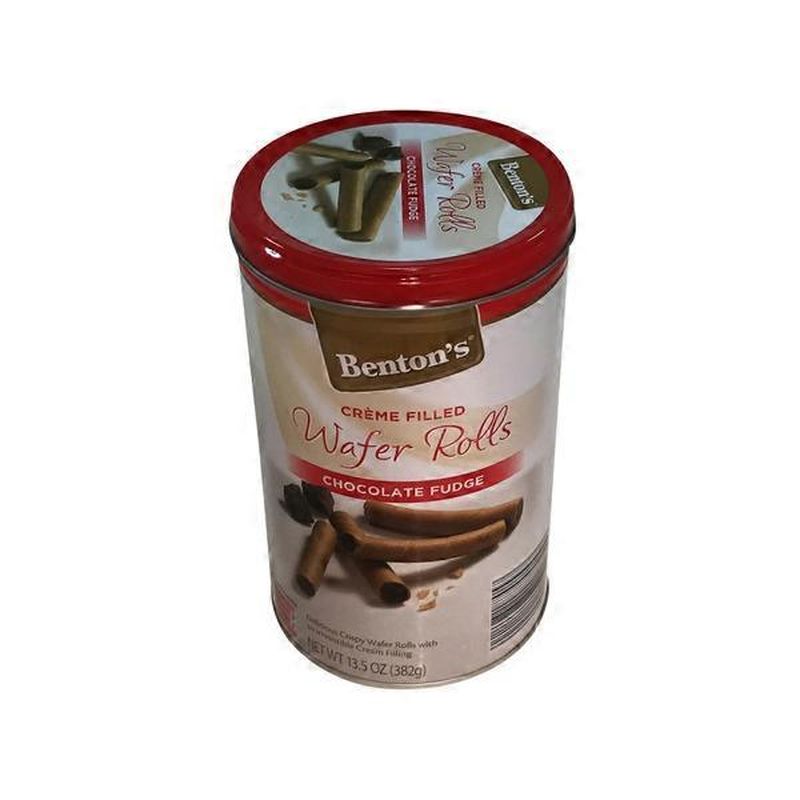 Bentons Chocolate Cream Wafer Rolls 135 Oz Instacart