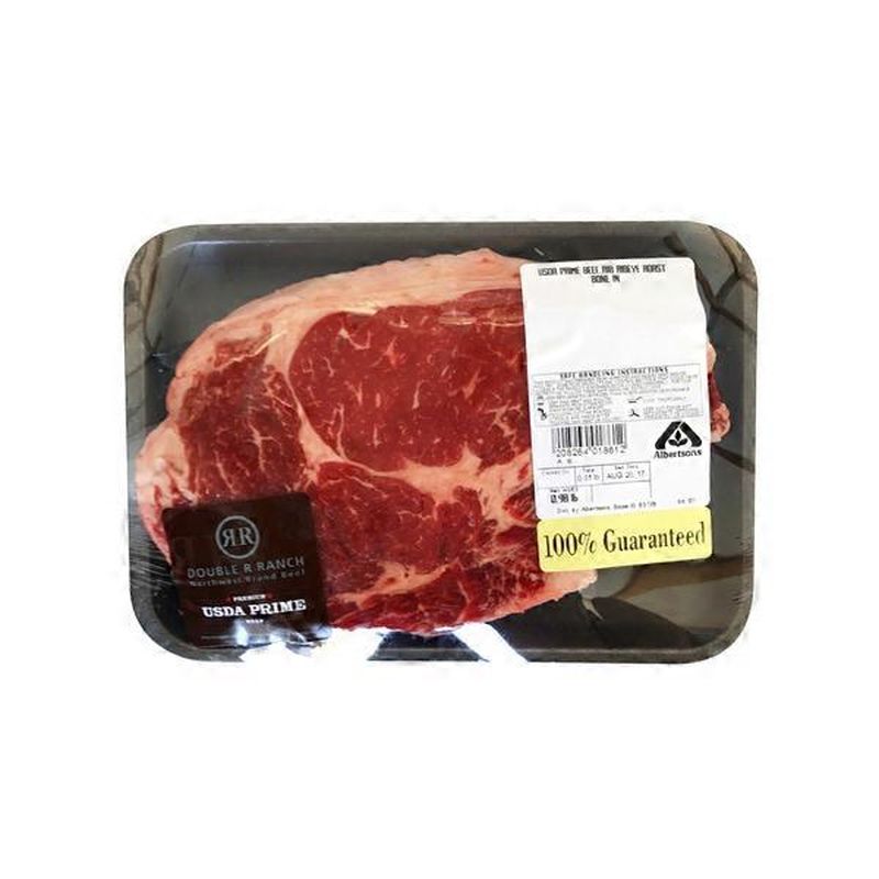 Double R Ranch Usda Choice Prime Roasted Bone In Ribeye 1 Lb Instacart