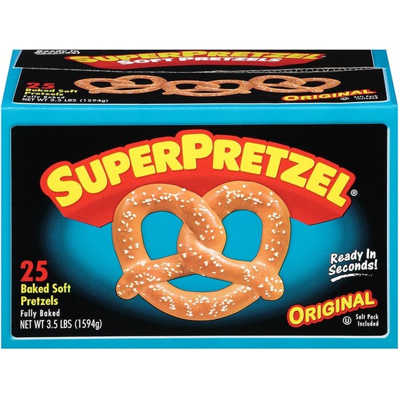 Superpretzel Original Baked Soft Pretzels 35 Lb Instacart