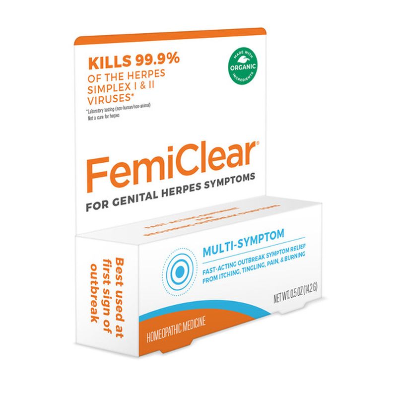 Femiclear For Genital Herpes Symptoms Multi Symptom Relief 05 Oz