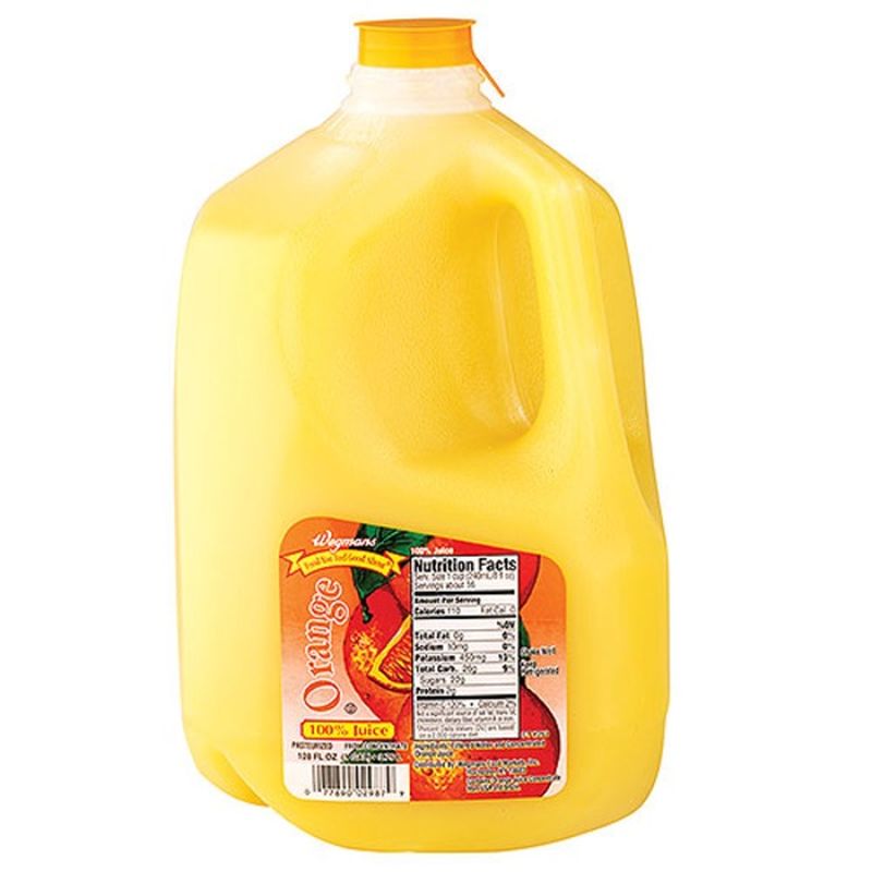 Wegmans Food You Feel Good About Orange Juice 128 Fl Oz Instacart