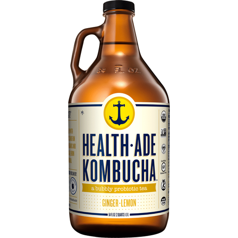 Health Ade Kombucha Ginger Lemon 64 Oz Instacart