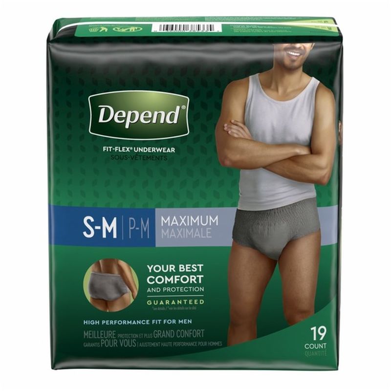 Depend Fit Flex Incontinence Underwear For Men Maximum Absorbency 19