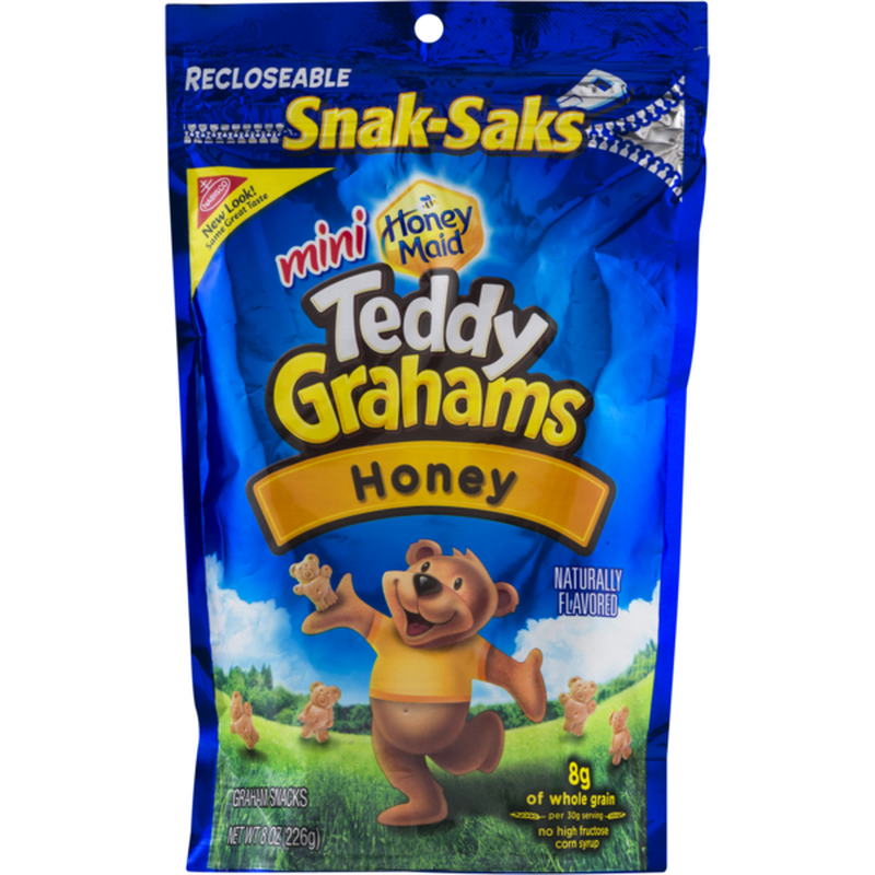 Nabisco Teddy Grahams Mini Honey Grahams Snacks 8 Oz Instacart