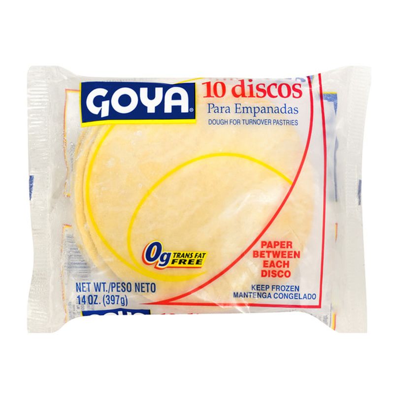 Goya Empanada Dough Discs For Turnover Pastries