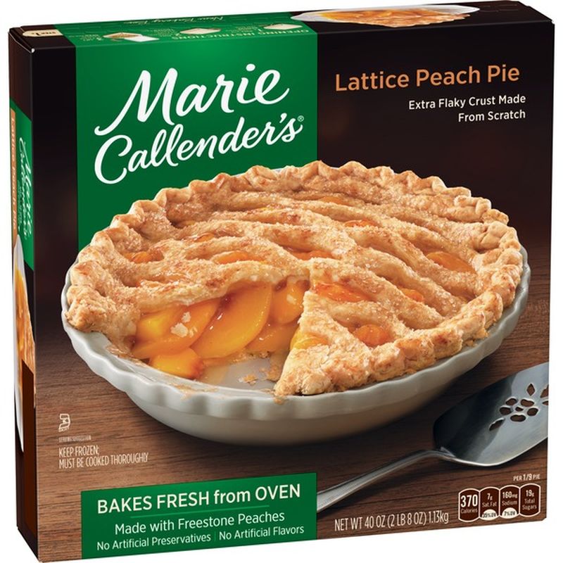 Marie Callenders Lattice Peach Pie 40 Oz Instacart