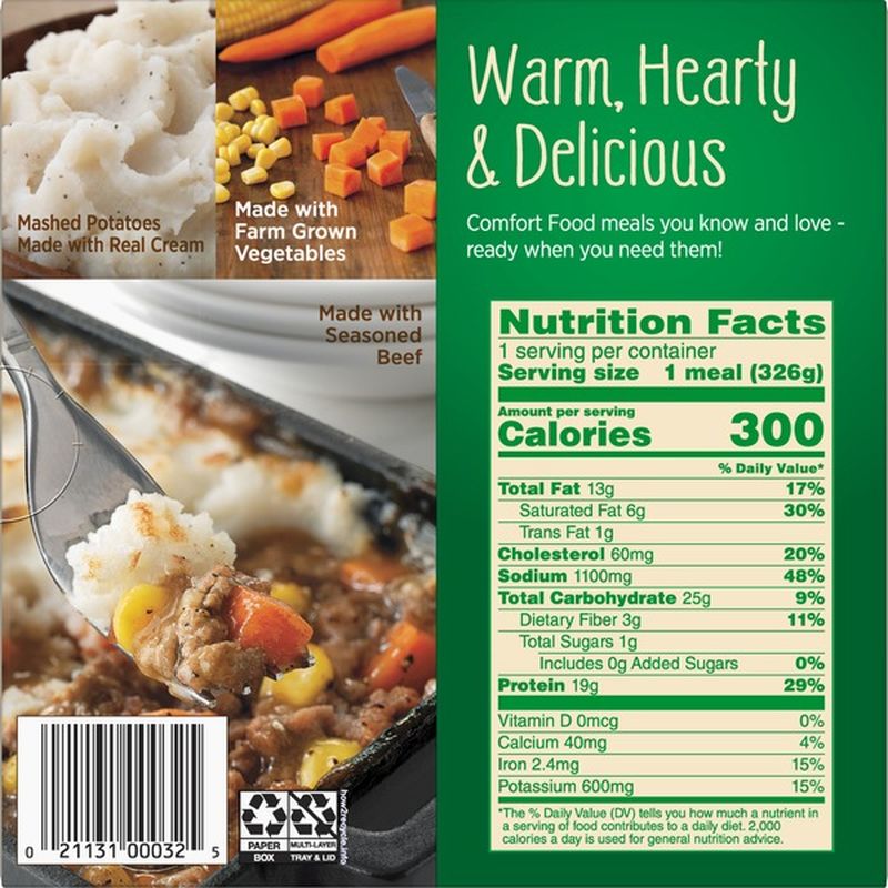 Marie Callenders Beef Shepherds Pie 115 Oz Instacart