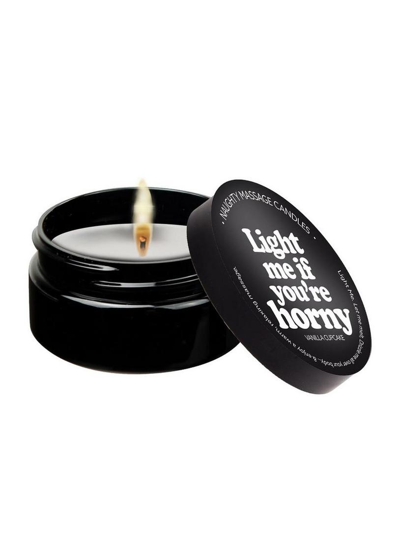 Kama Sutra Massage Candle Light Me If You`re Horny 2oz Love Bound