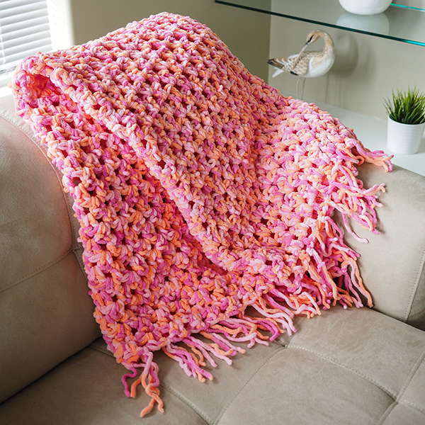 Quick N Cozy Crochet Afghan