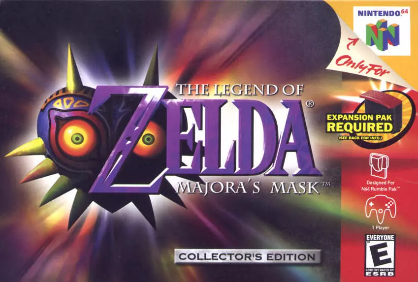 Zelda Majoras Mask Nintendo 64 Game N64 English Version Only