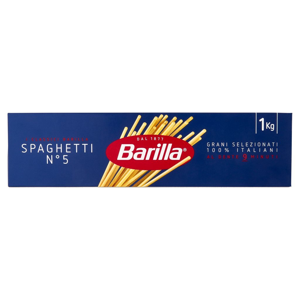 Barilla Pasta Spaghetti N5 100 Grano Italiano 1kg Everli