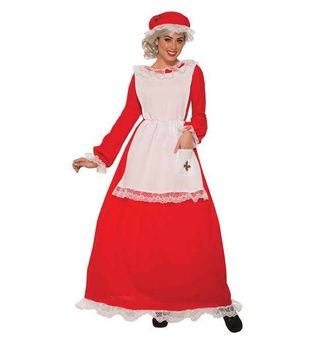 Womens Mrs Claus Costume Classic Christmas Outfit Rebelsmarket