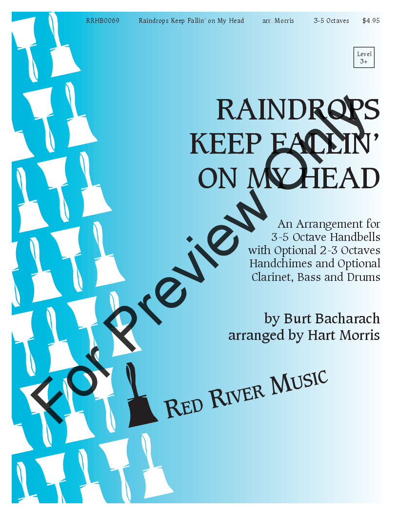 Raindrops Keep Fallin On My Head By Burt Bachara Jw Pepper Sheet Music