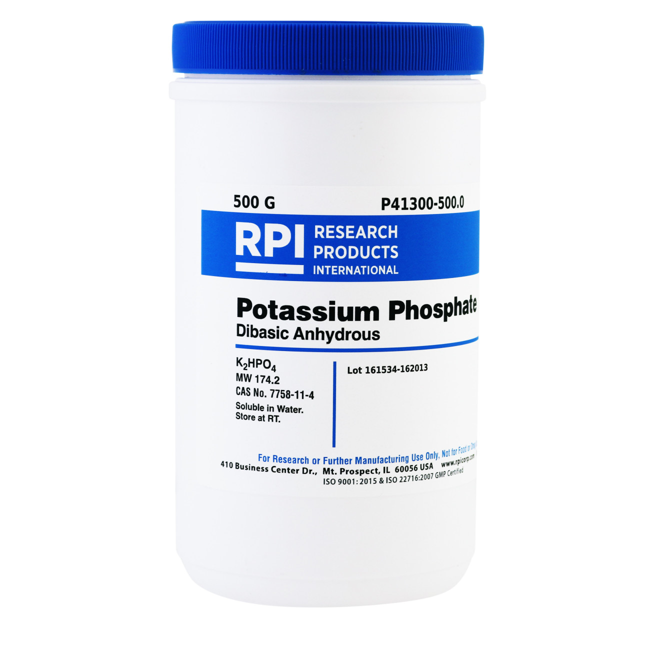 P41300 5000 Potassium Phosphate Dibasic Anhydrous 500 Grams