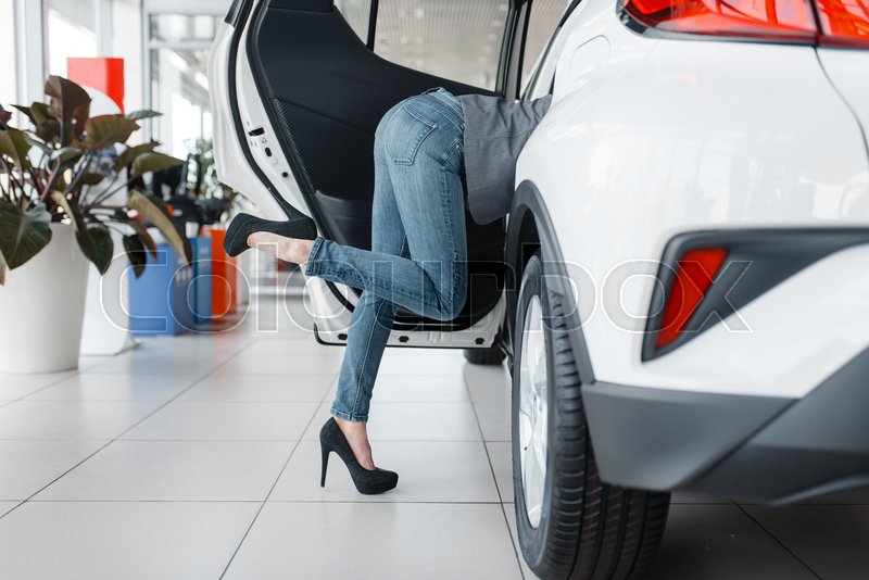 Attractive Womans Ass Sticking Out Of Stock Image Colourbox