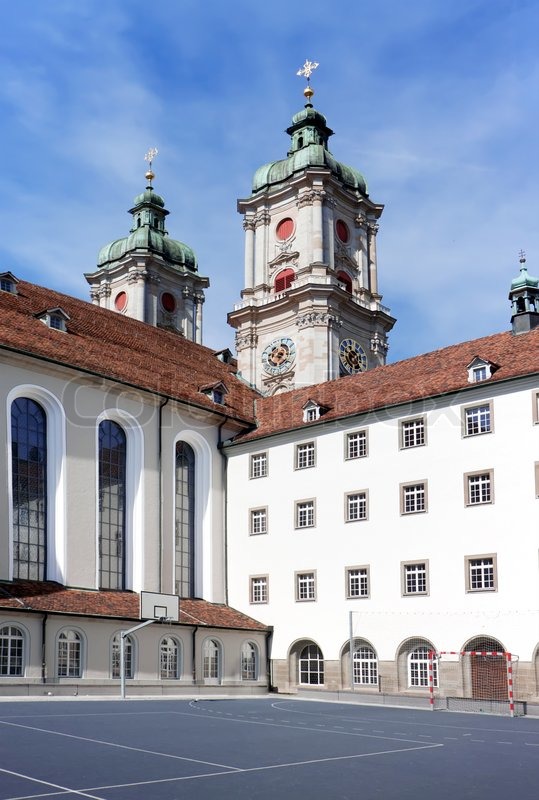 The Building Of St Gallen University Stock Image Colourbox