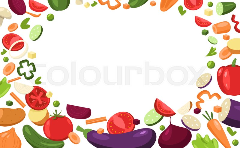 Healthy Food Clipart Border