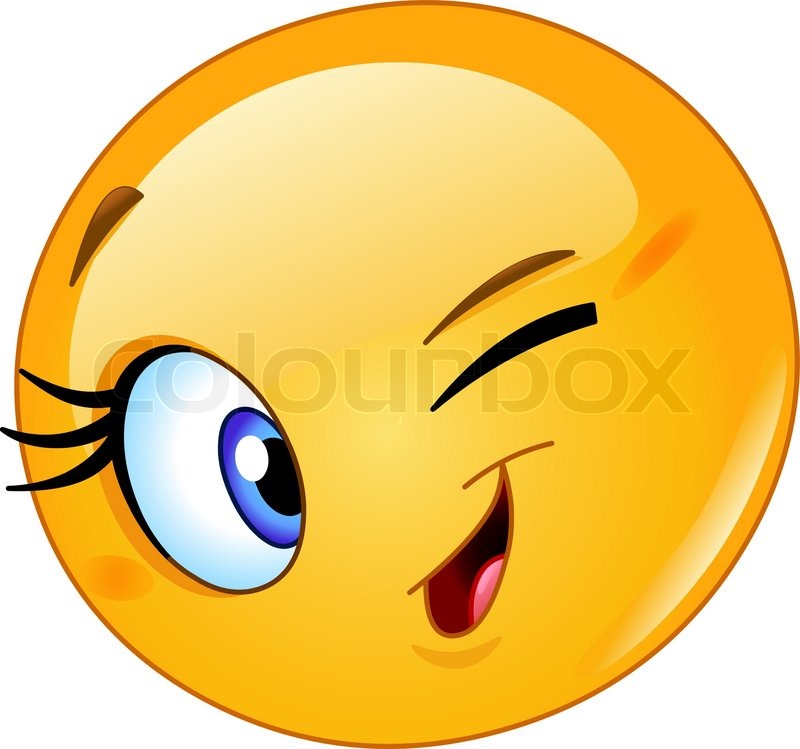 Cuttable Emoji Svg Winking Blinking Emoticon Flirty Smiley Etsy Porn