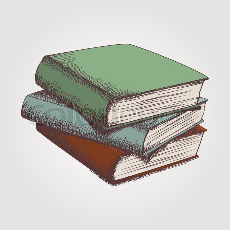 Book Stack Vector