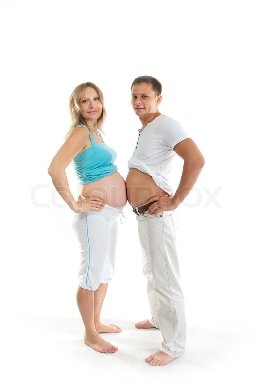 Pregnant Beautiful Young Woman Belly To Stock Image Colourbox