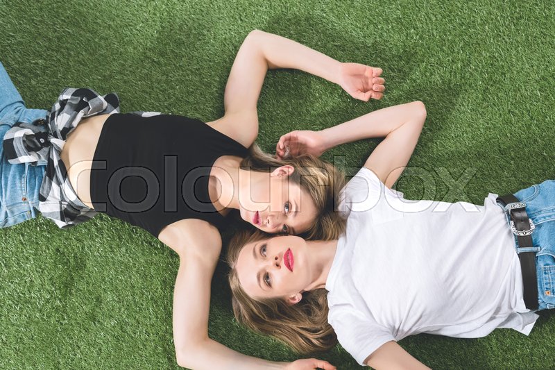 Young Homosexual Couple In Casual Stock Image Colourbox