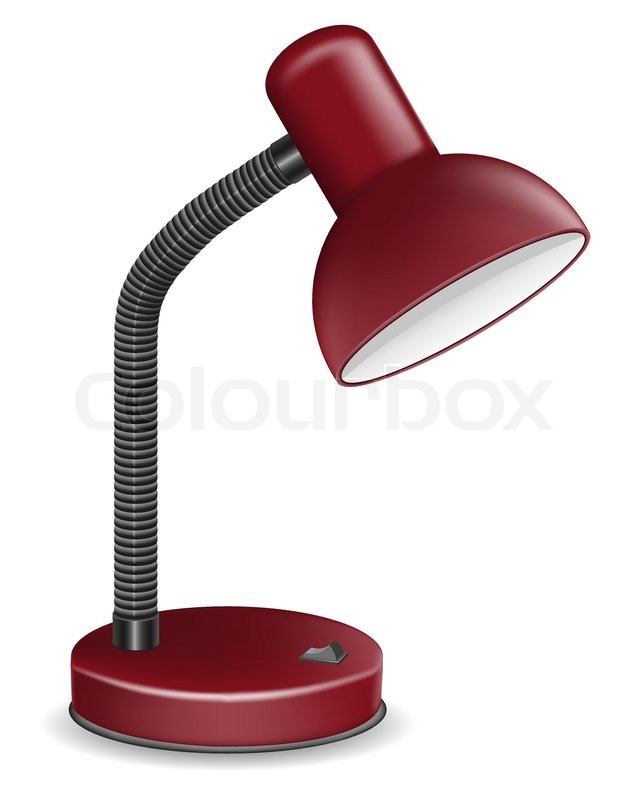 Table Lamp Vector Illustration Stock Vector Colourbox