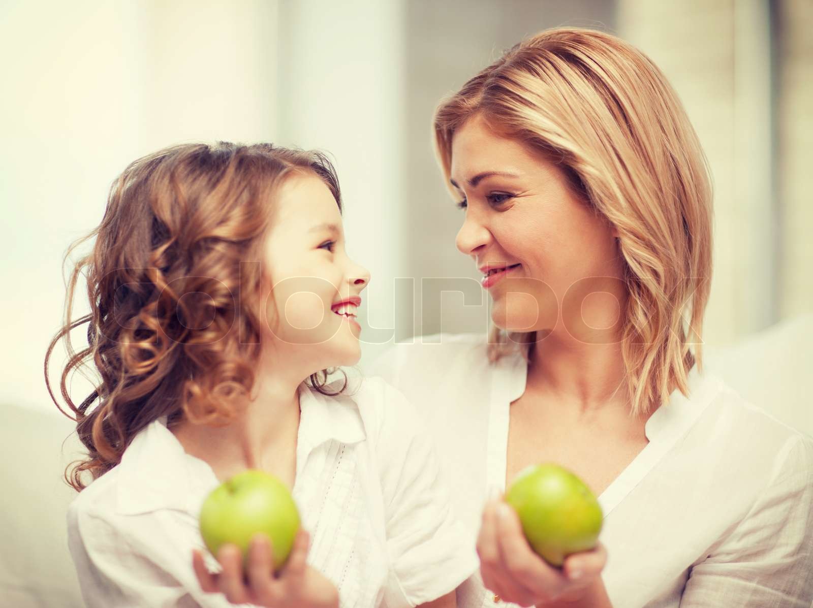 Mother And Daughter Stock Image Colourbox