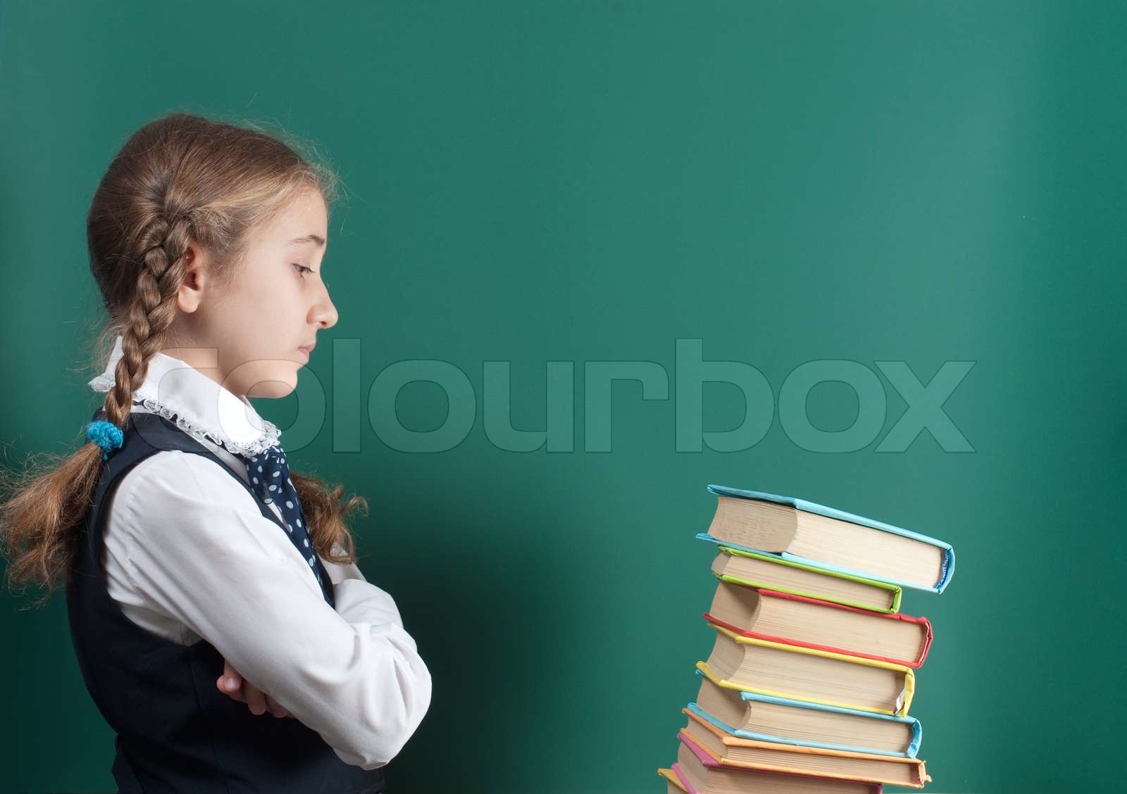 Schoolgirl Stock Image Colourbox