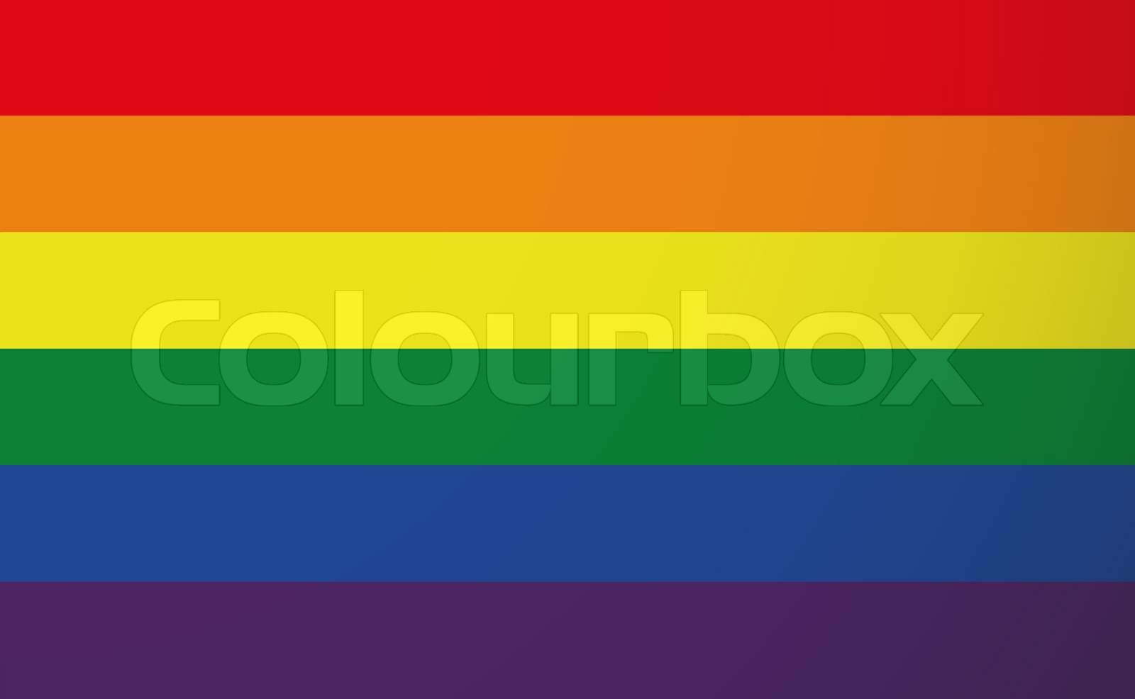 Gay Pride Flag Stock Vector Colourbox