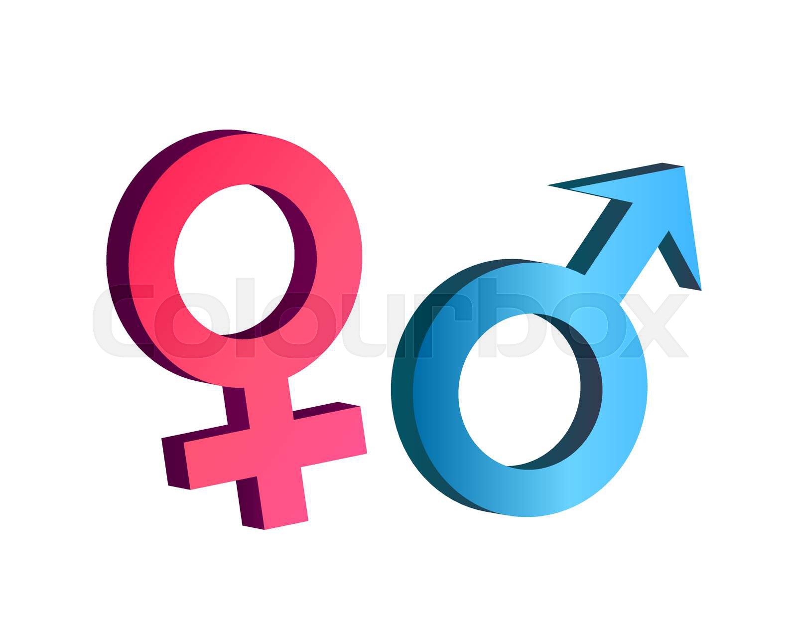 Sex Symbols In 3d Stock Vector Colourbox