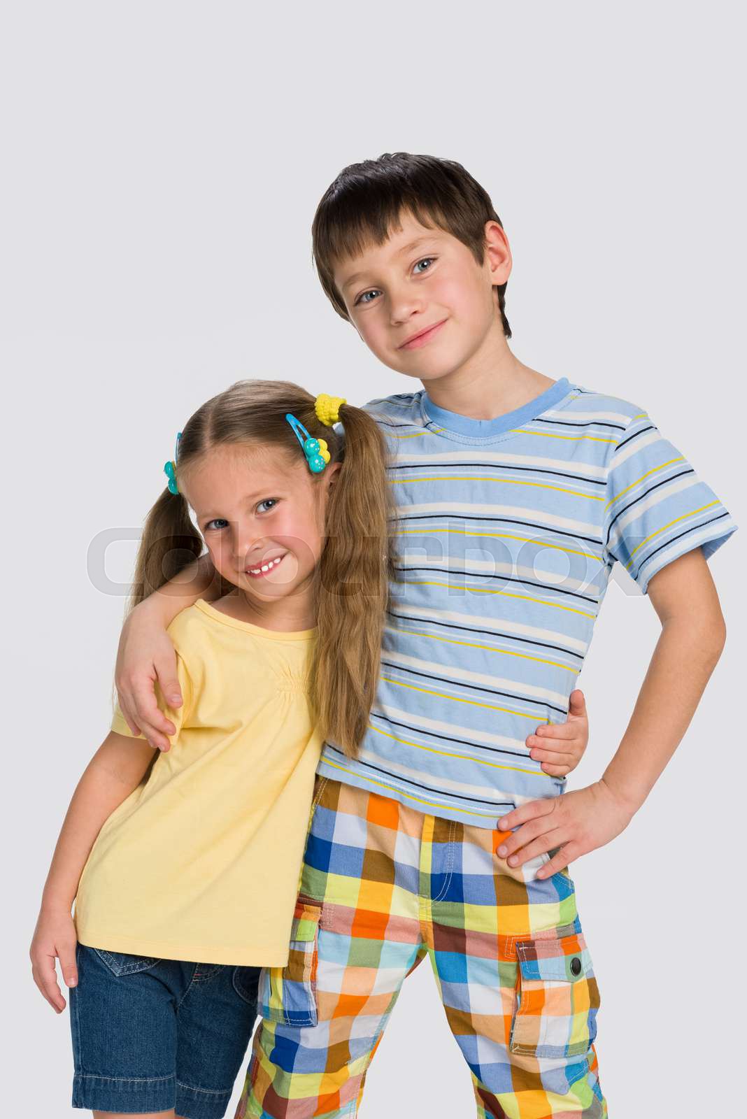 Brother And Sister Stock Image Colourbox