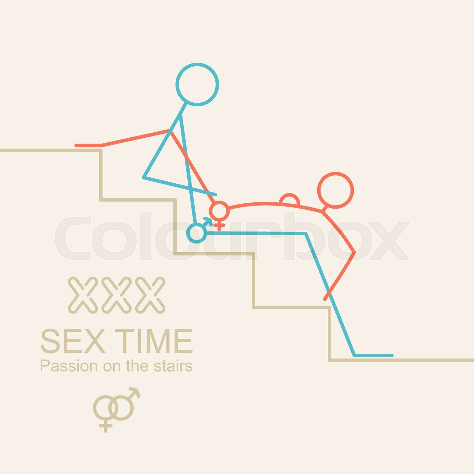 Vector Kamasutra Man And Woman Sex Xxx Stock Vector Colourbox