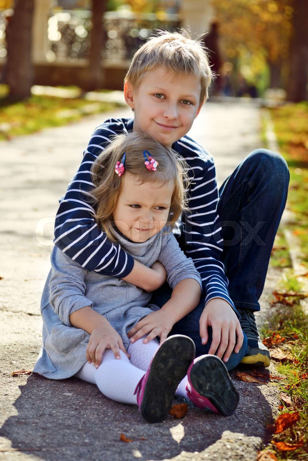 Brother And Sister Stock Image Colourbox