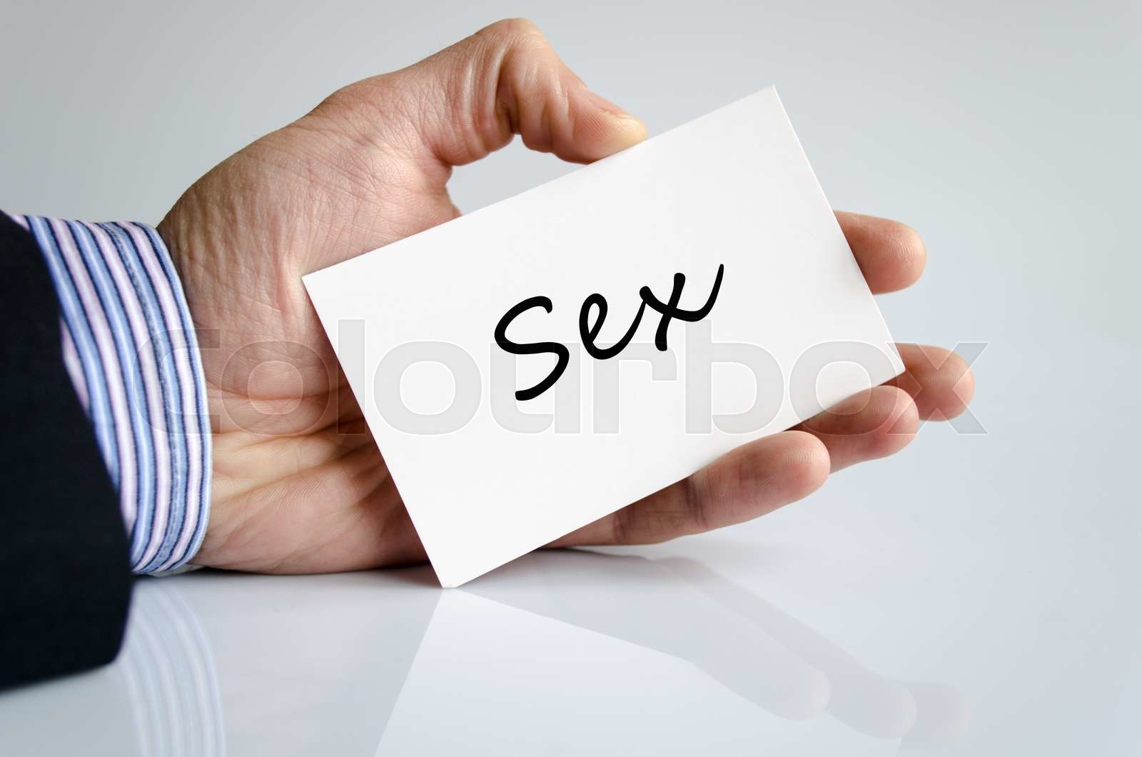 Sex Text Concept Stock Image Colourbox