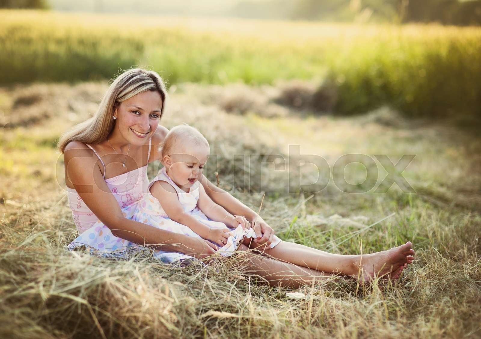 Mother And Daughter Stock Image Colourbox