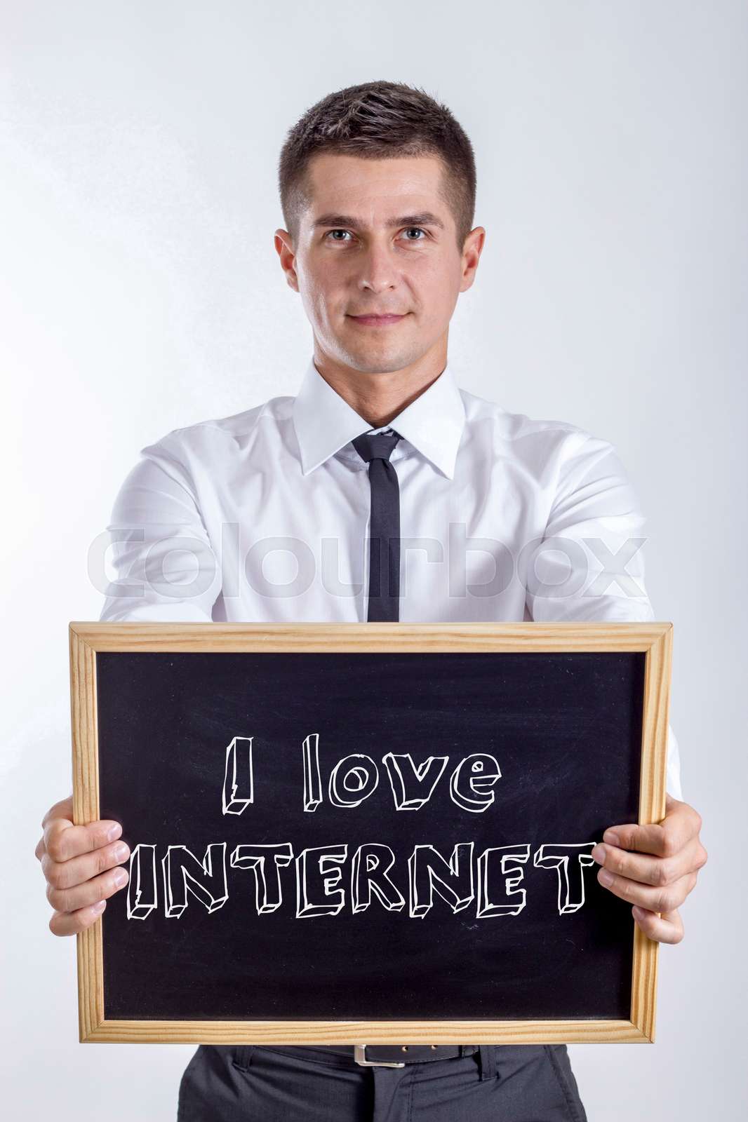 I Love Internet Stock Image Colourbox